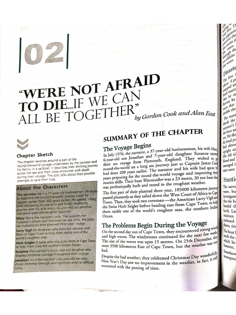We're Not Afraid To Die... If We Can All Be Together | PDF