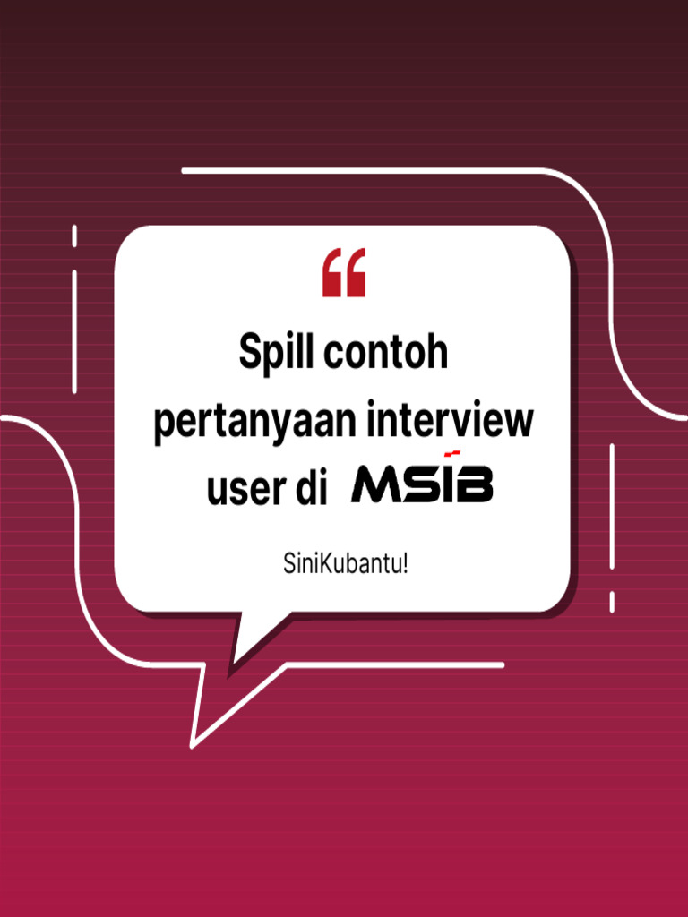 Contoh Pertanyaan Interview User | PDF