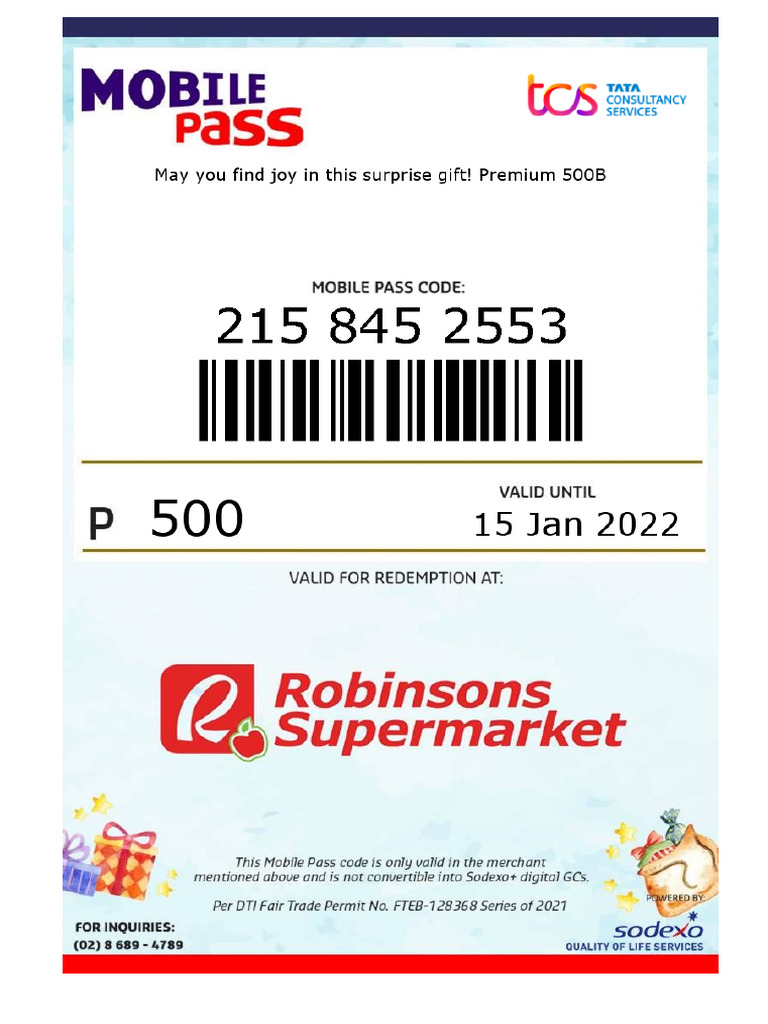 Sodexo Mobile Pass 1639400169802 1 | PDF