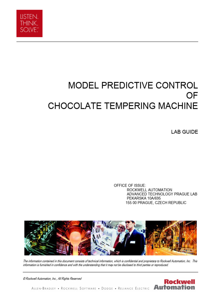PlantPAx MPC Chocolate Lab Manual | PDF | Control Theory | Nonlinear System