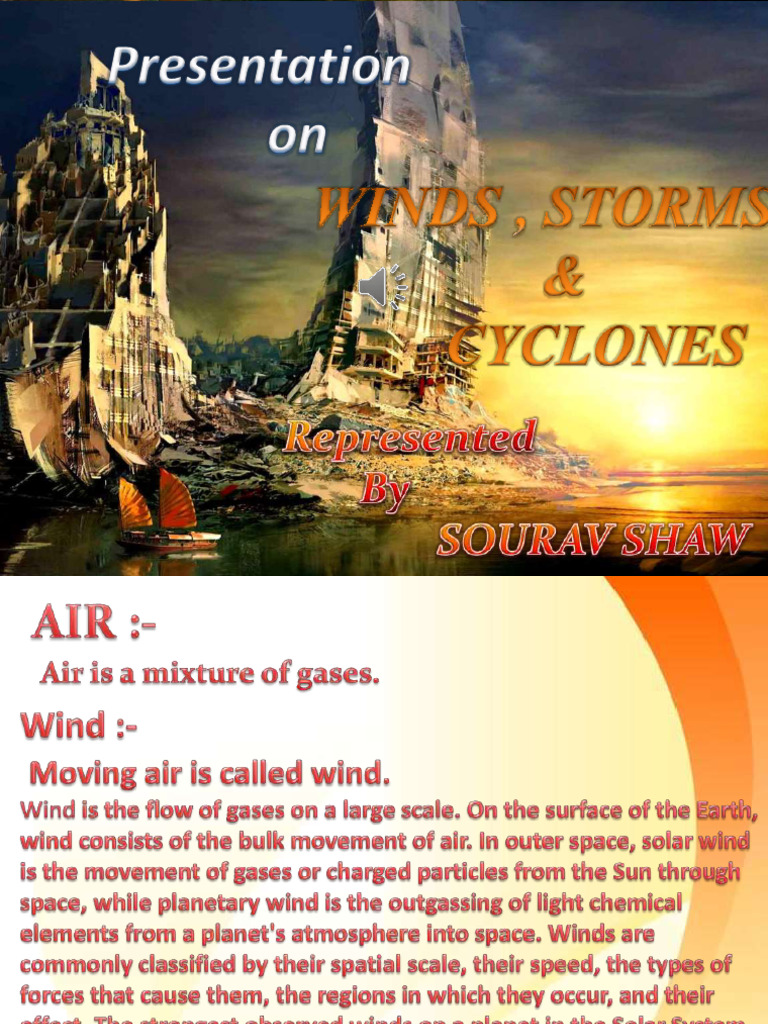 Class 7 Winds, Storms and Cyclones | PDF