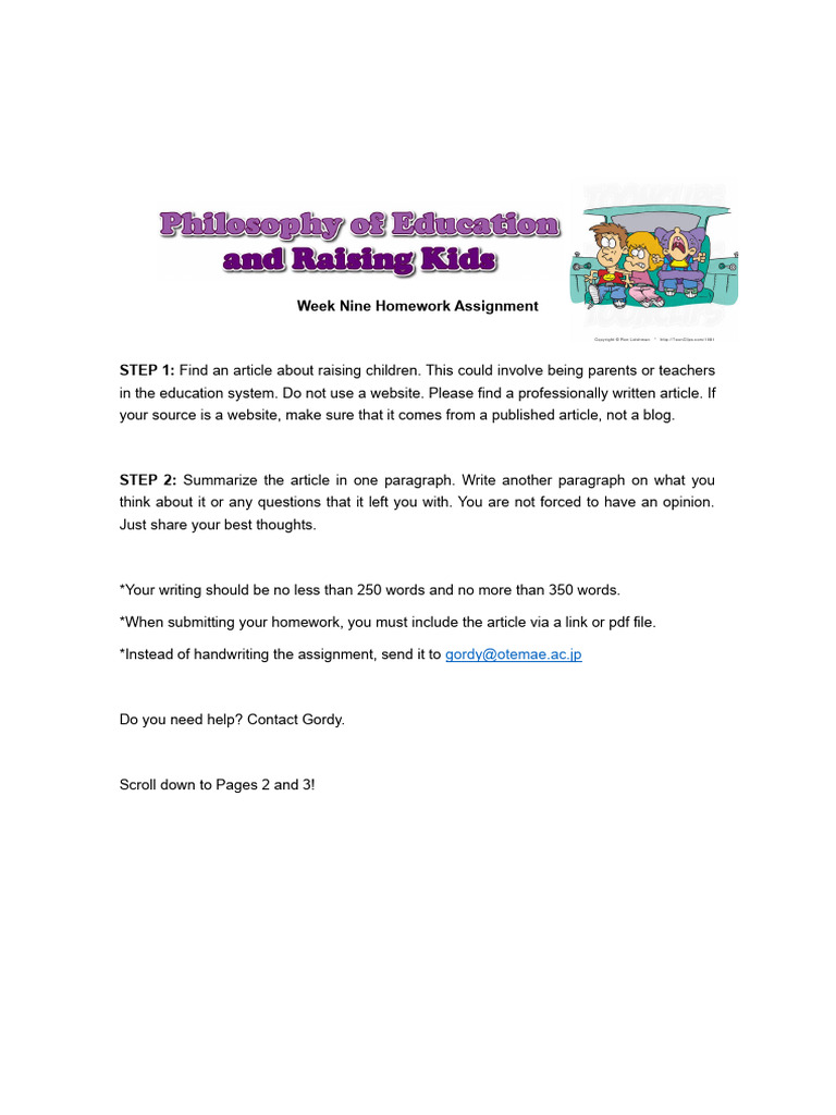 Week Nine Homework Assignment | PDF | Career & Growth | Wellness
