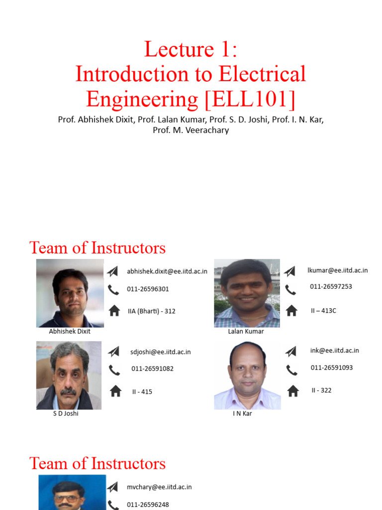 L01 Introduction - AHX | PDF | Electricity | Electrical Engineering