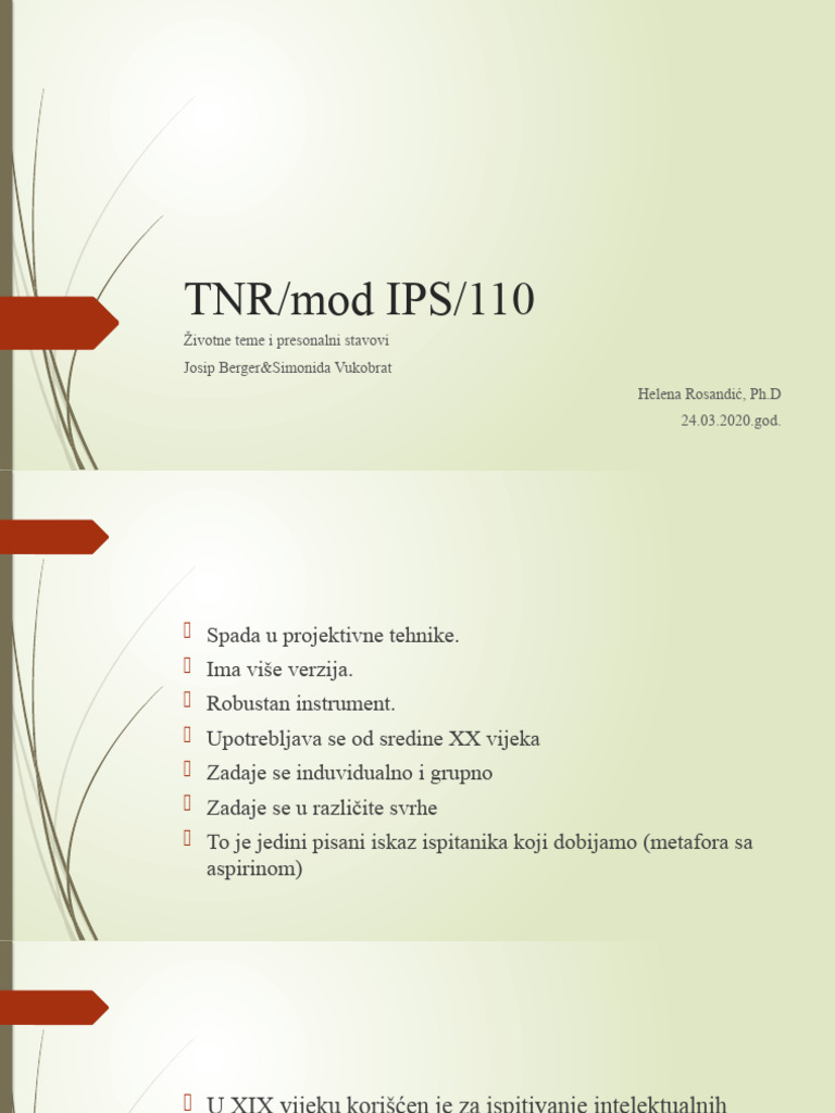 TNR 2019 2020 | PDF