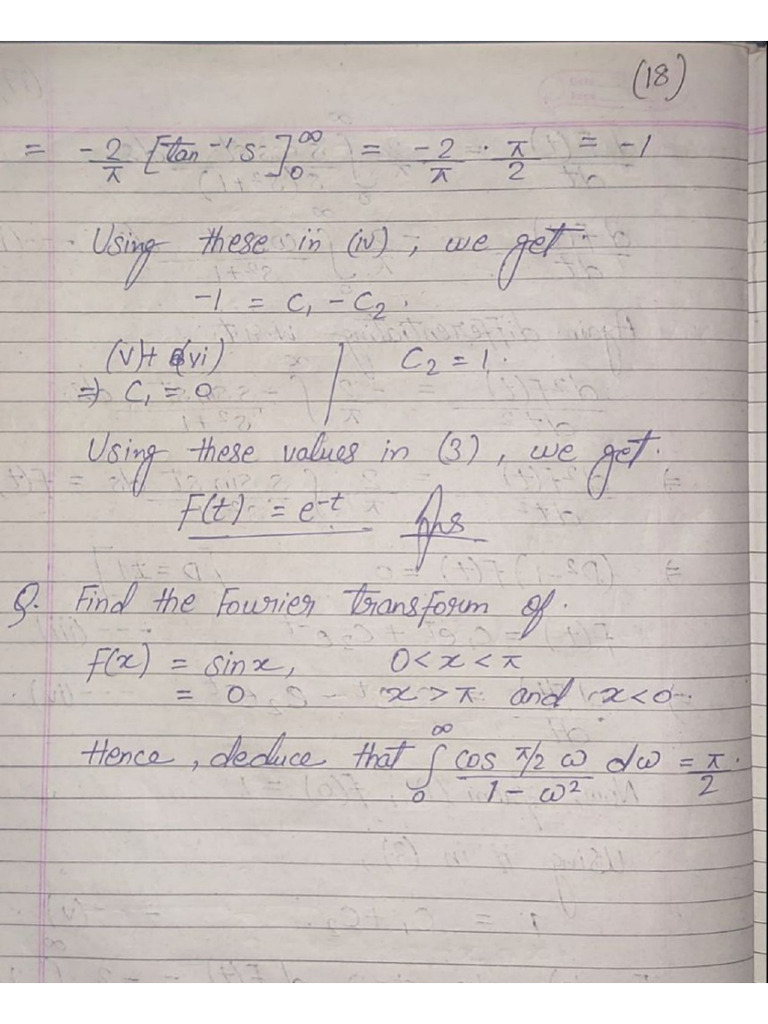 Math 3rd Semester Btech Important | PDF