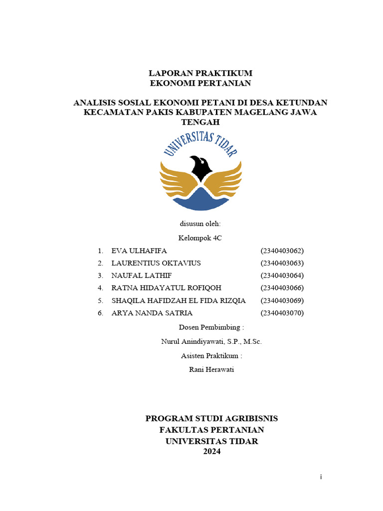 4C - 02 - Laporan Ekoper 2024 | PDF