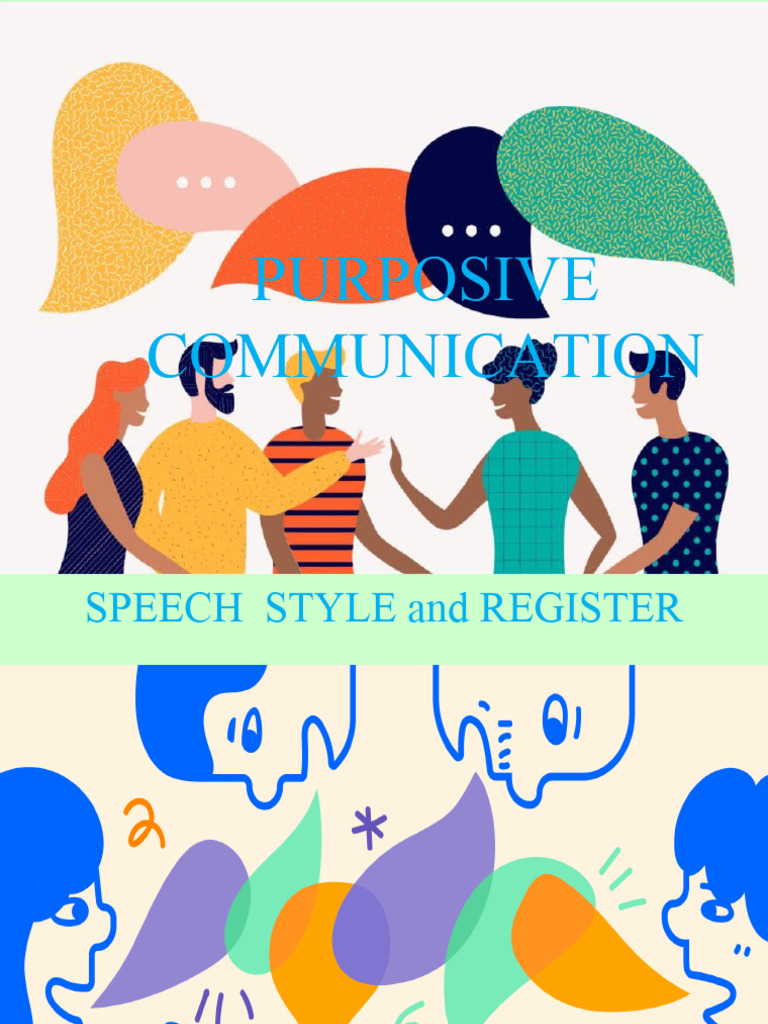Speech Style Register | PDF | Communication | Grammar