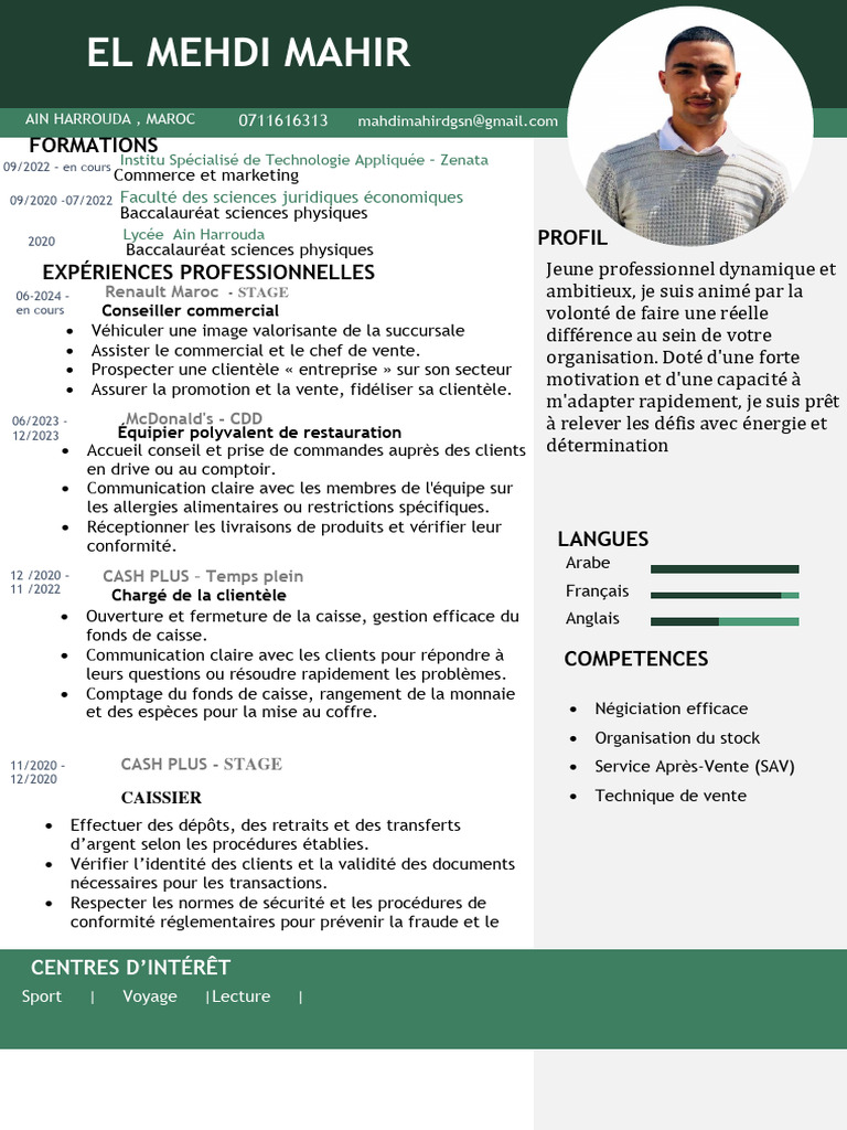 El Mehdi Mahri | PDF | Maroc | Économie