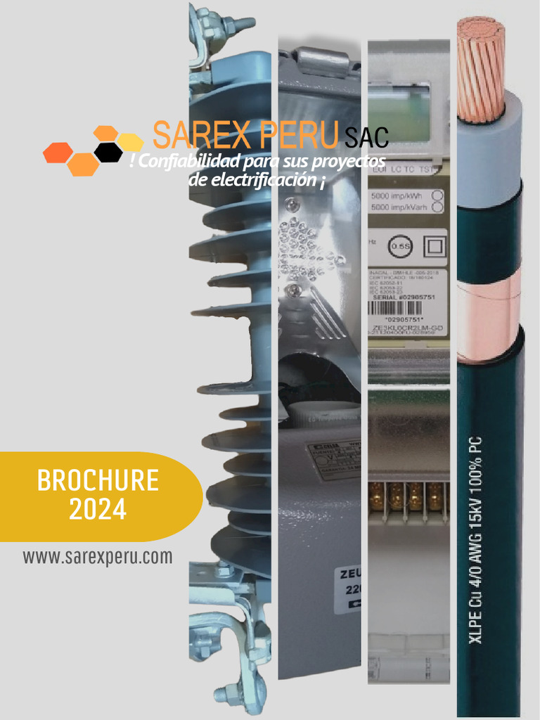 CATALOGO SAREX ELECTRICO 2024-1 | PDF | Aislador (Electricidad ...