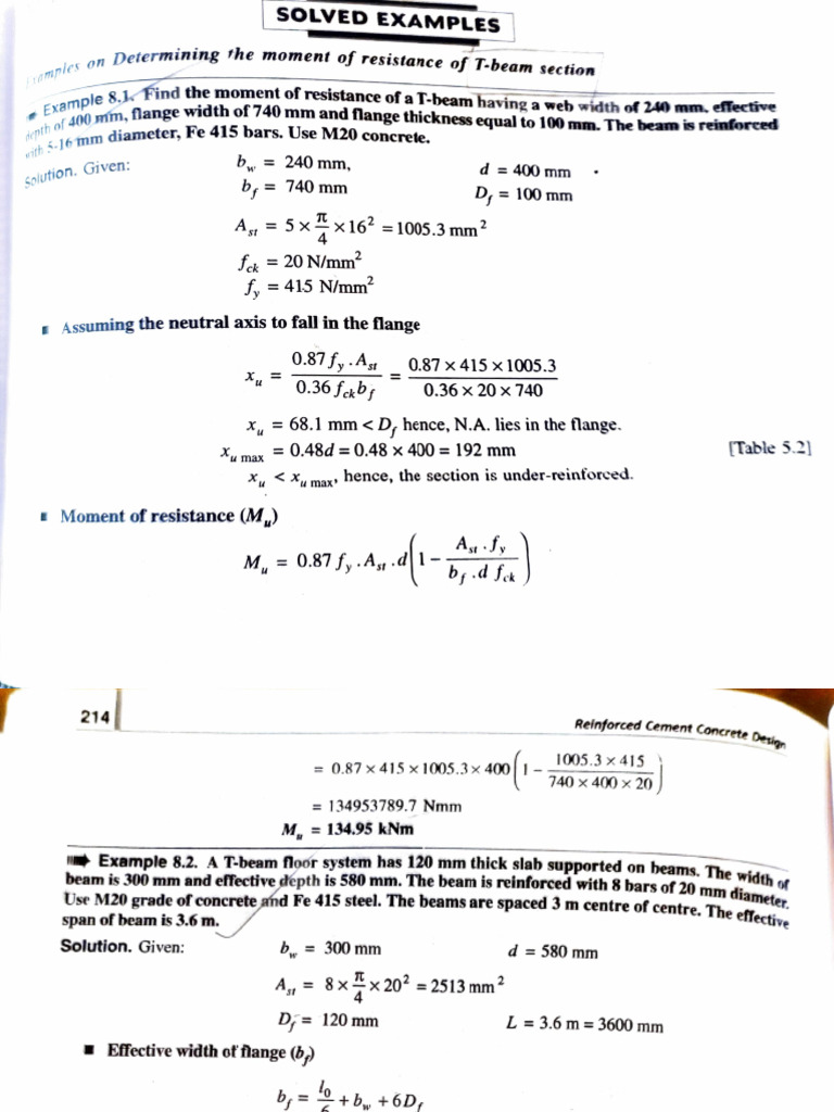 T Beams | Download Free PDF | Mechanical Engineering | Mechanics