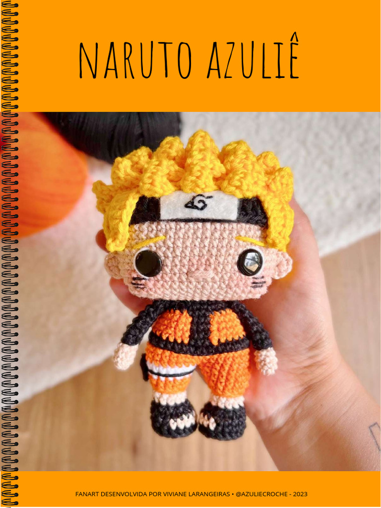 Receita de Amigurumi Naruto | PDF | Crochê