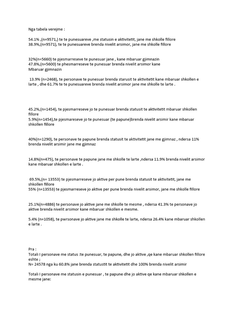 Perkthimi I Rezutatetve | PDF