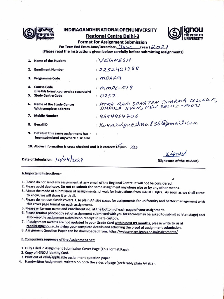 Mbafm MMPC 019 | PDF | Business | Technology & Engineering