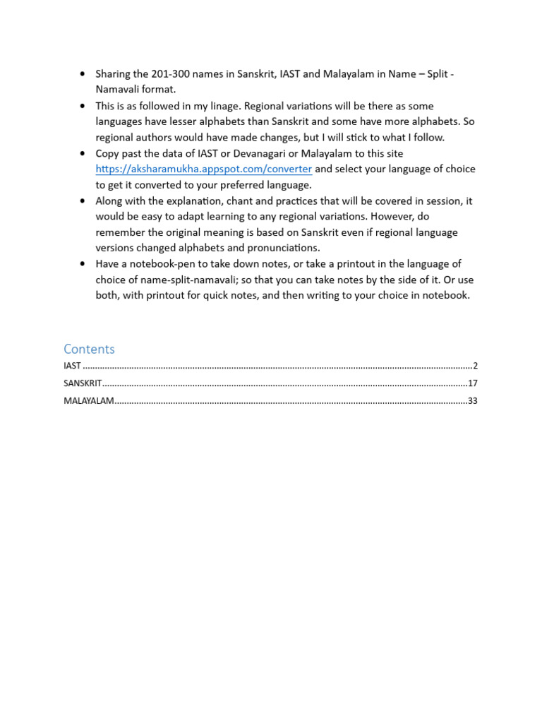 201-300sanskrit IAST V1.0 | PDF | Notation | Languages