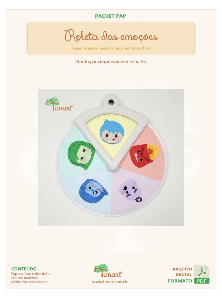 Roleta Das Emocoes Timart-Pap | PDF | Direitos Autorais