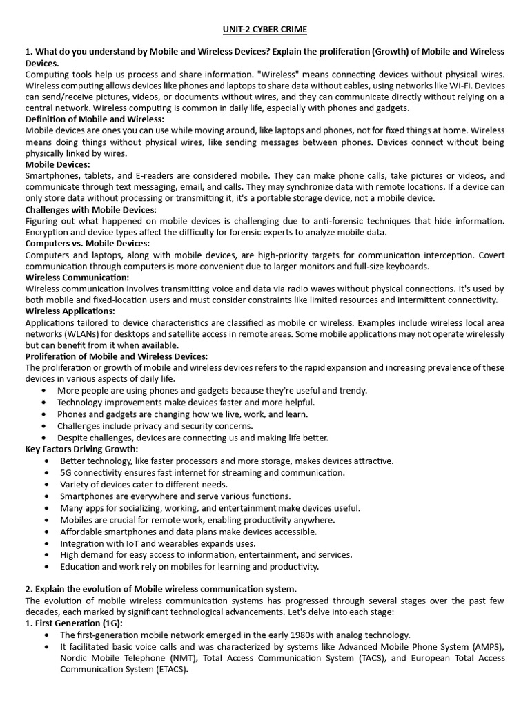Unit - 2 Short Notes | PDF | Computer Security | Security Unit - 2 Short Notes | PDF | Computer Security | Security