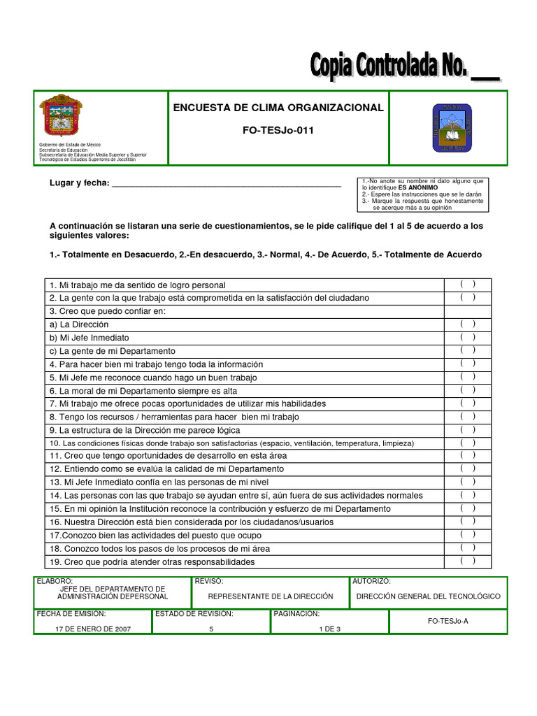 FO TESJo 011 | PDF | Educación más alta