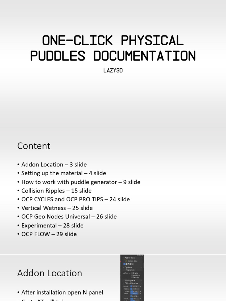 OCP 1.0 Documentation | PDF | Shader | Texture Mapping