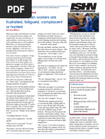 Workplace Complacency Toolbox Talk | PDF | Occupational Safety And ...