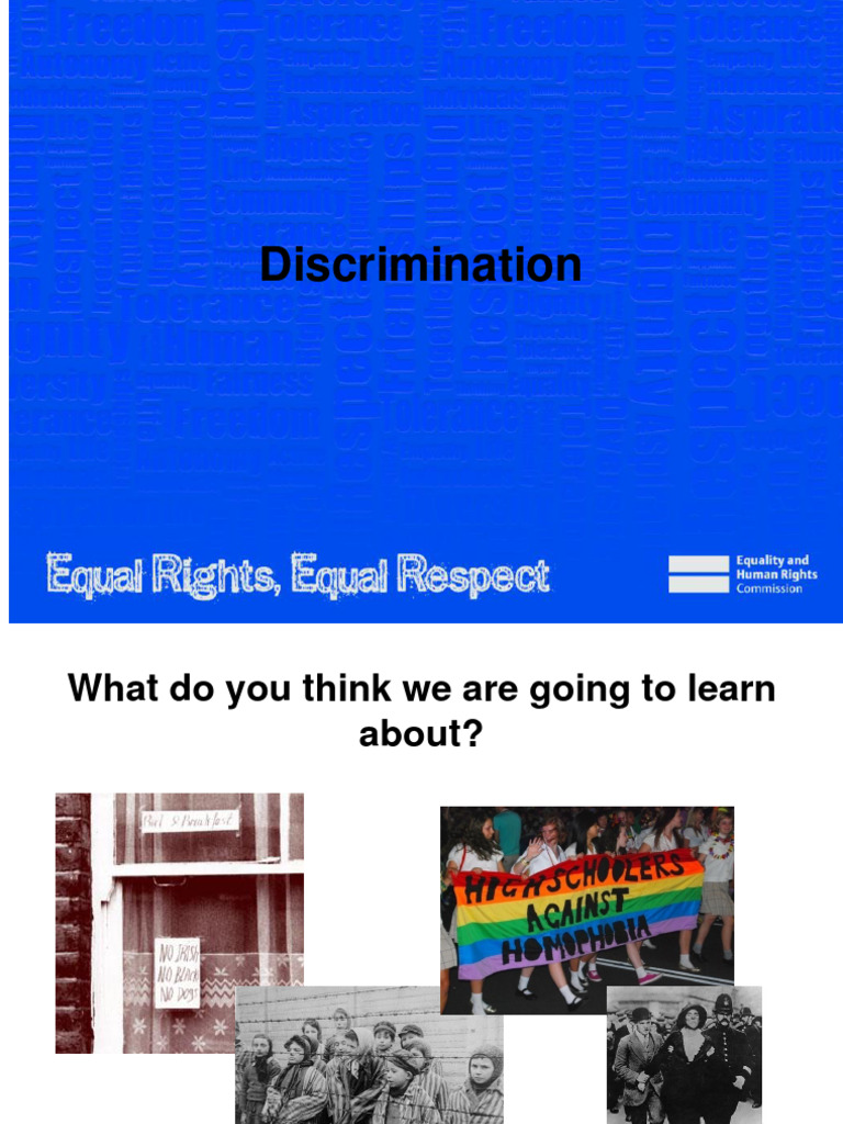 Discrimination Lesson6-Slides-Final - IND - QUARANTINE | PDF ...