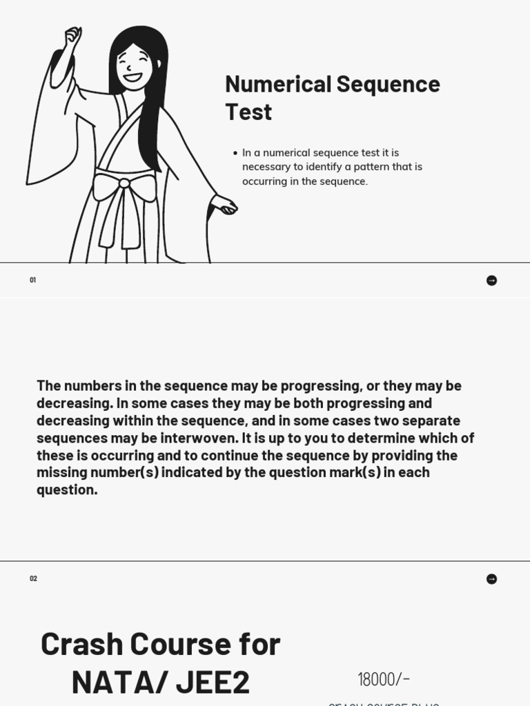 Aptitude Test-3 (Numerical Sequence Test) | PDF