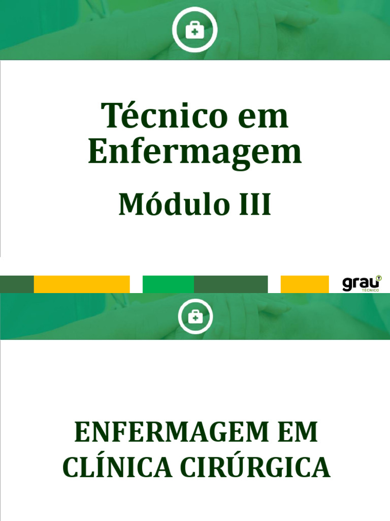 Aula 4 Enfermagem em Cl-Nica Cir-Rgica | PDF | Enfermagem | Cirurgia
