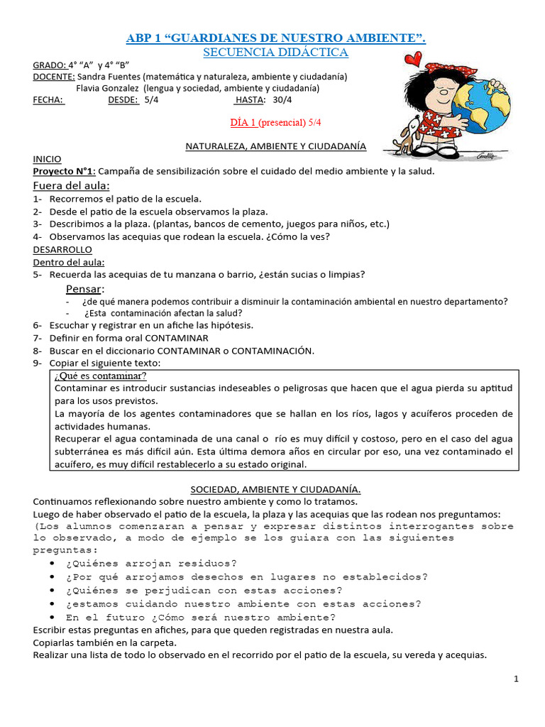 ABP 1 - Secuencia 1RESTAURADA | PDF | Residuos | Contaminación