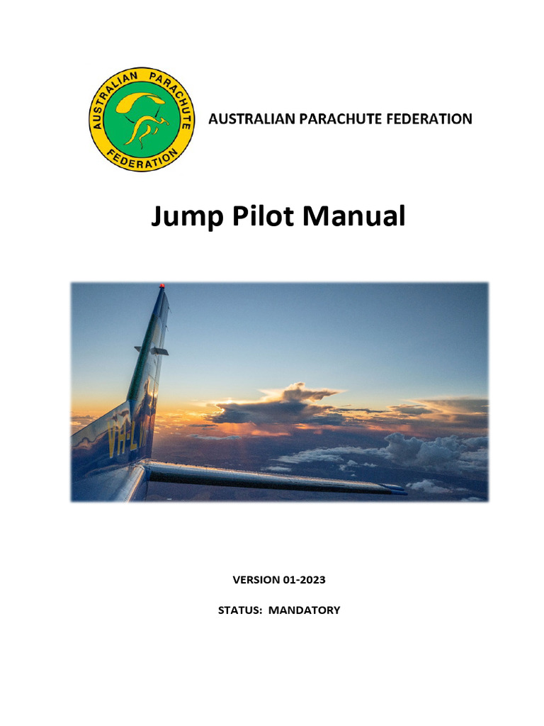 Jump Pilot Manual V01-2023 | PDF | Parachuting | Parachute