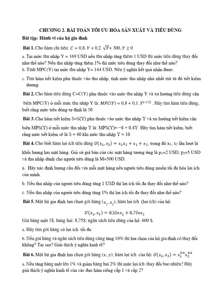 BT TKT Chuong 2-1 | PDF