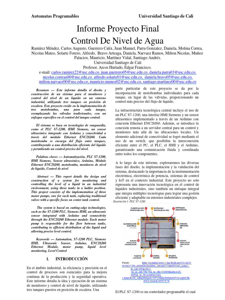 Proyecto Automatas | PDF | Controlador lógico programable | Arduino