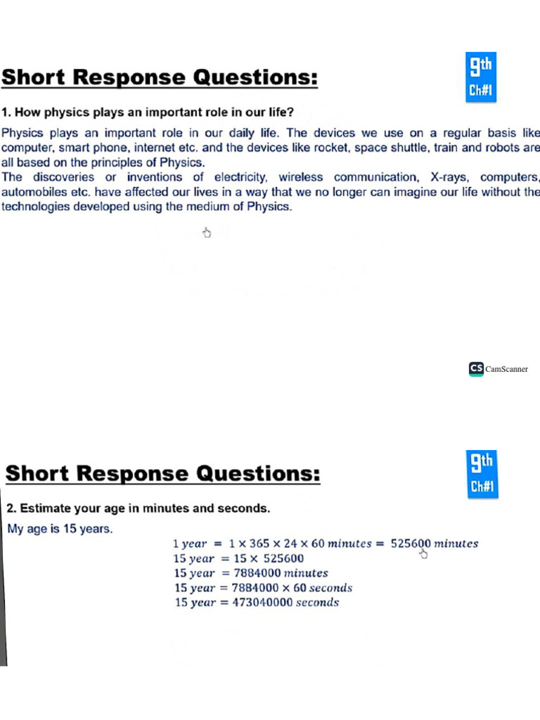 Physics Ch#1 NBF Book New 3 | PDF