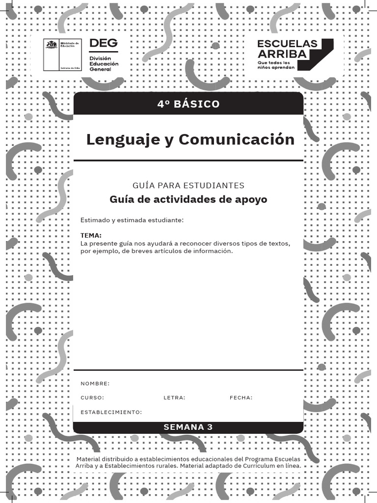 4 - Leng 03 | PDF | Dinosaurios | Comunicación