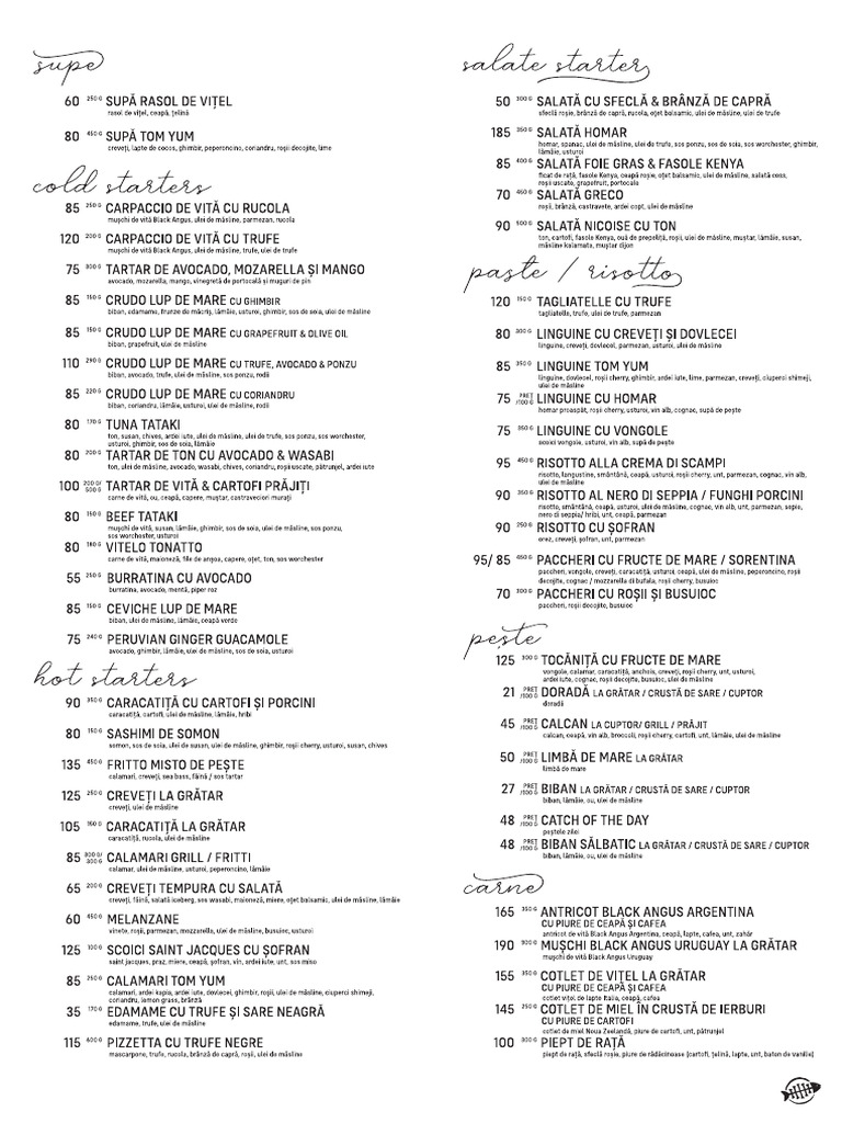 BONE Food Menu 24.5.1 | PDF