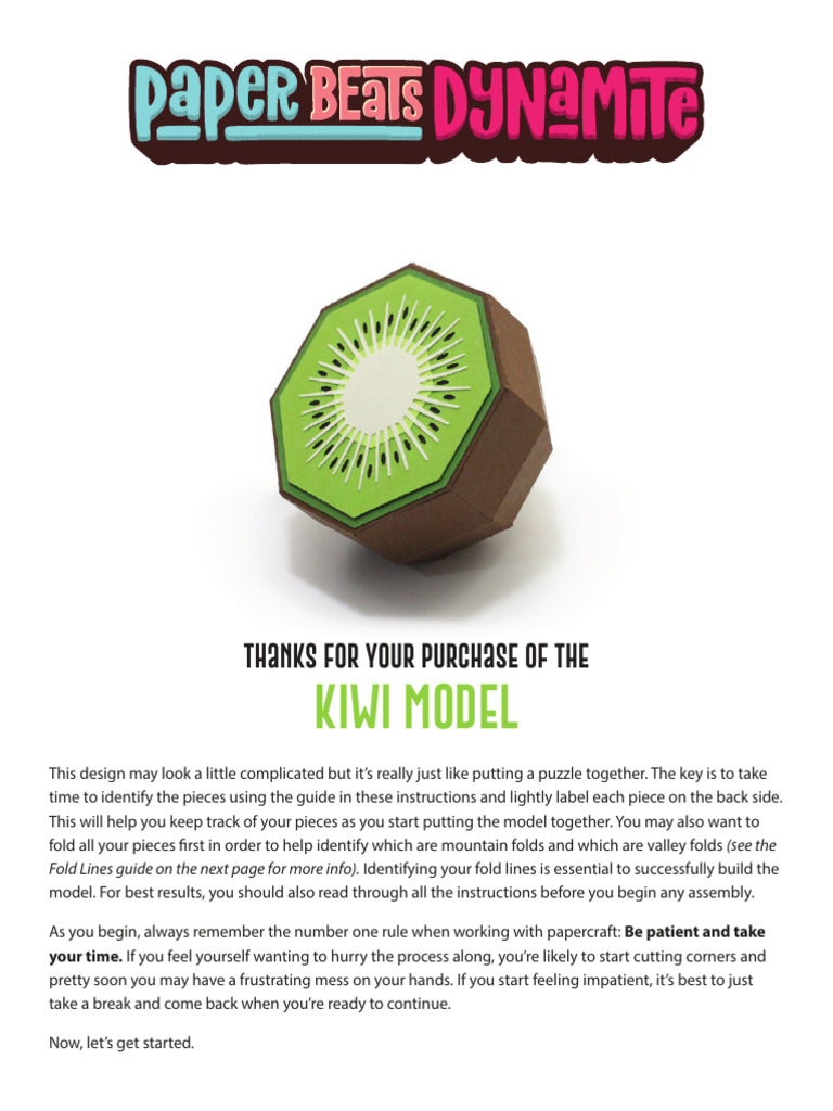 Instructions Kiwi | PDF | Adhesive | Materials