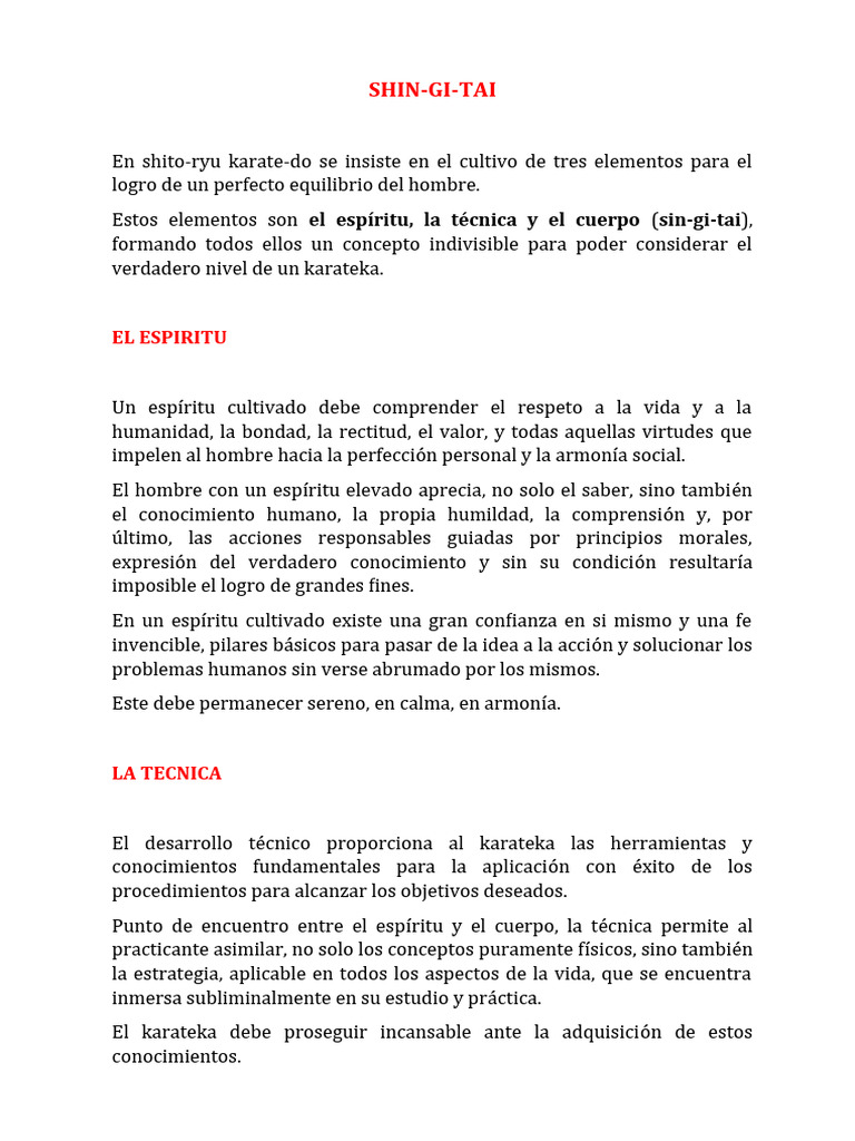 Shin-Gi-Tai 2022 | PDF | Kárate | Kata