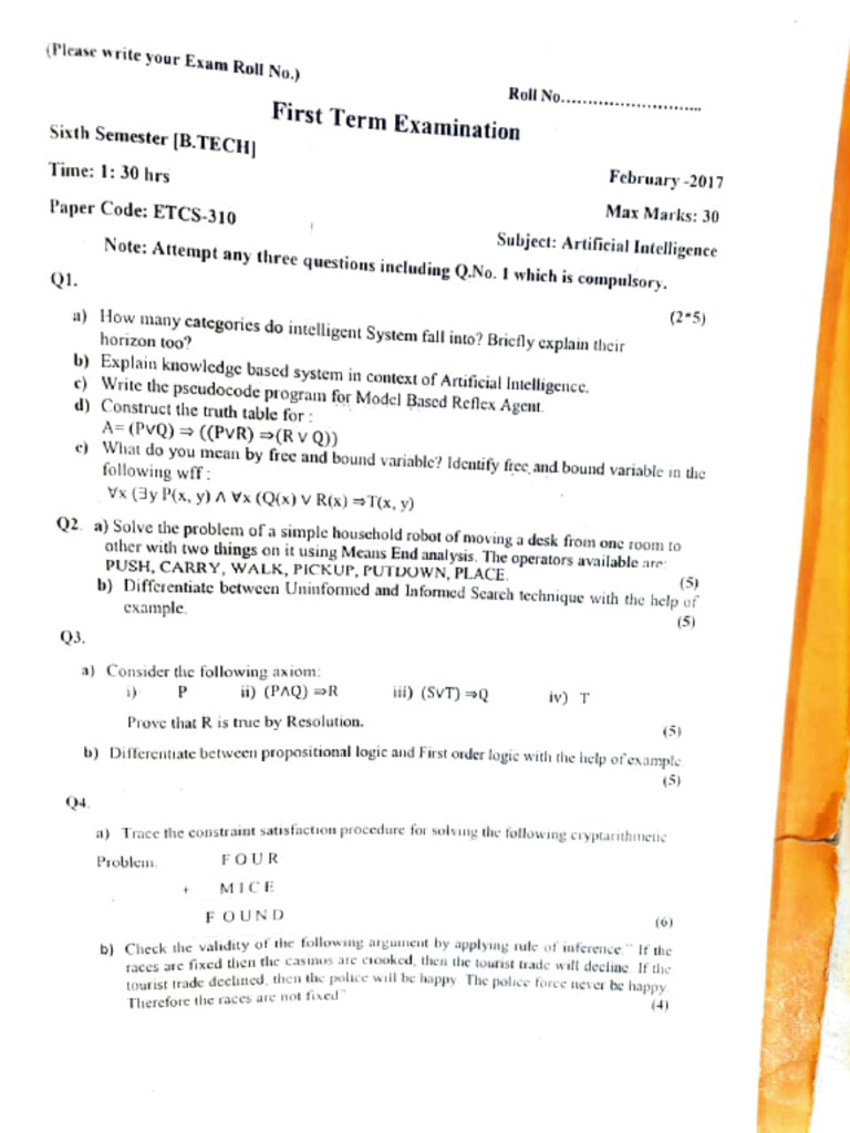 Artificial Intelligence Aakash | PDF