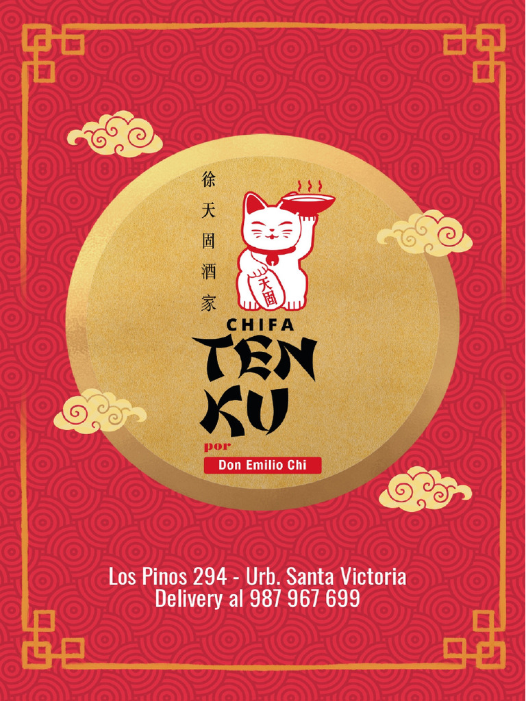 Carta Chifa Ten Ku Actualizada | PDF | Té | Cocina