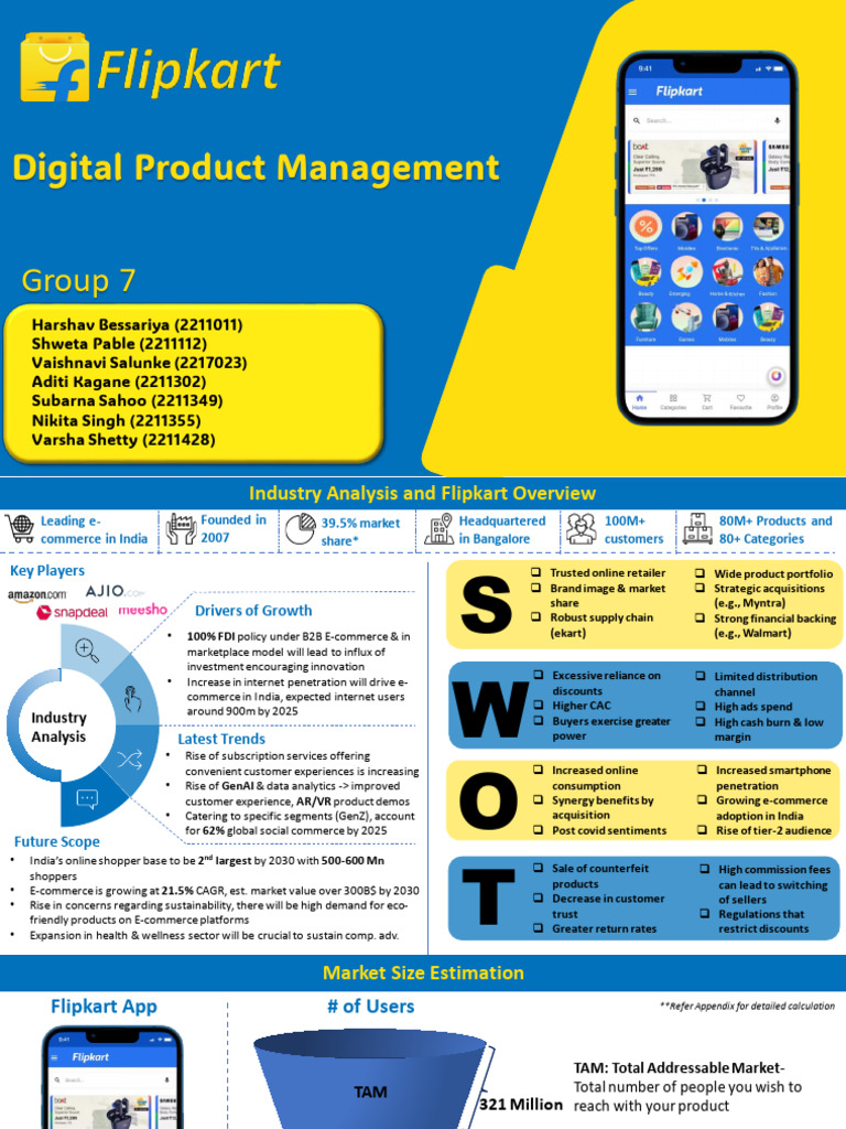 Flipkart: E-commerce Insights & Trends | PDF | E Commerce | Product ...