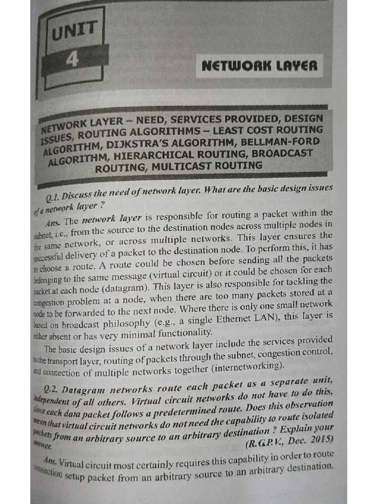 Computer Network Unit 4 | PDF