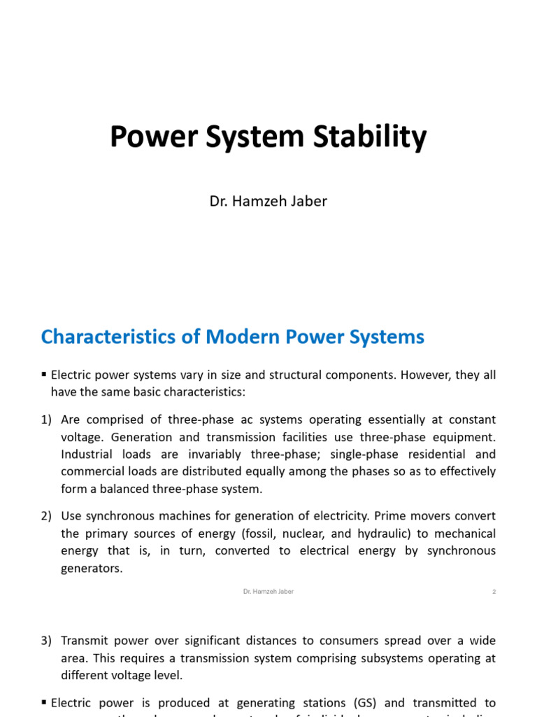 Power Systems | PDF | Electric Power Transmission | Electric Motor