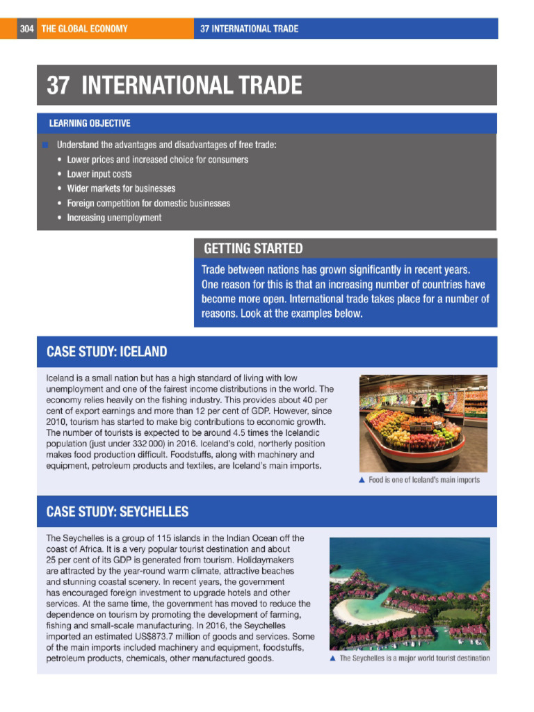 Advantages of International Trade | PDF | Malaysia | Tourism
