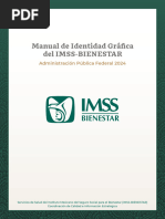 Guia Logotipo Programa IMSS-Bienestar | PDF | Modelo de color Rgb | Cian