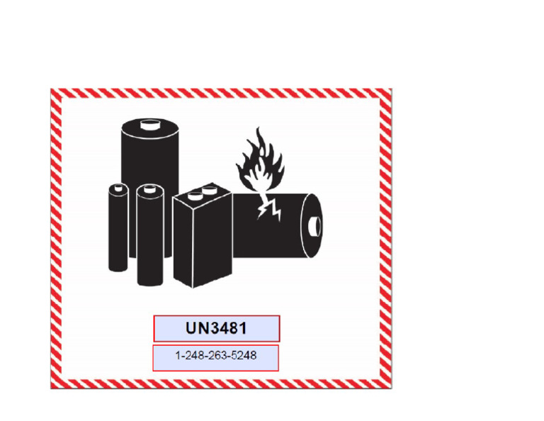 Lithium Battery Warning | PDF
