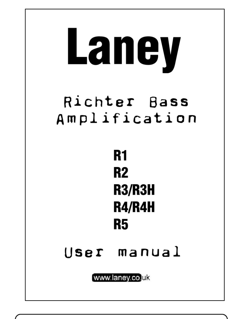 Richter R Series - 2003 - Issue 1 | PDF | Amplifier | Loudspeaker