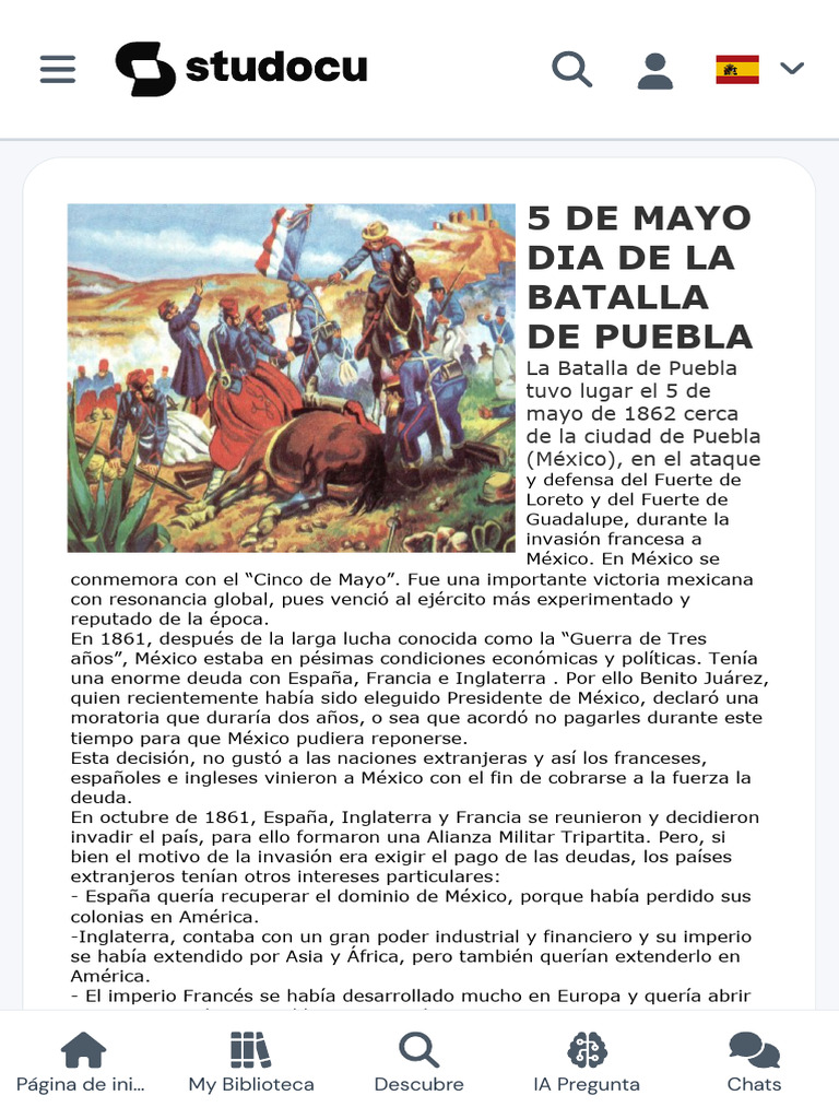 5 de Mayo Dia de La Batalla de Puebla - 5 de Mayo Dia de La Batalla de ...
