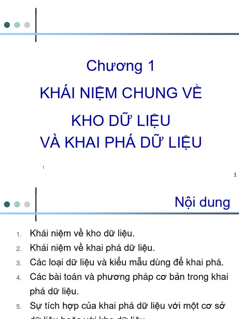 Chuong 1 - Khai Niem | PDF