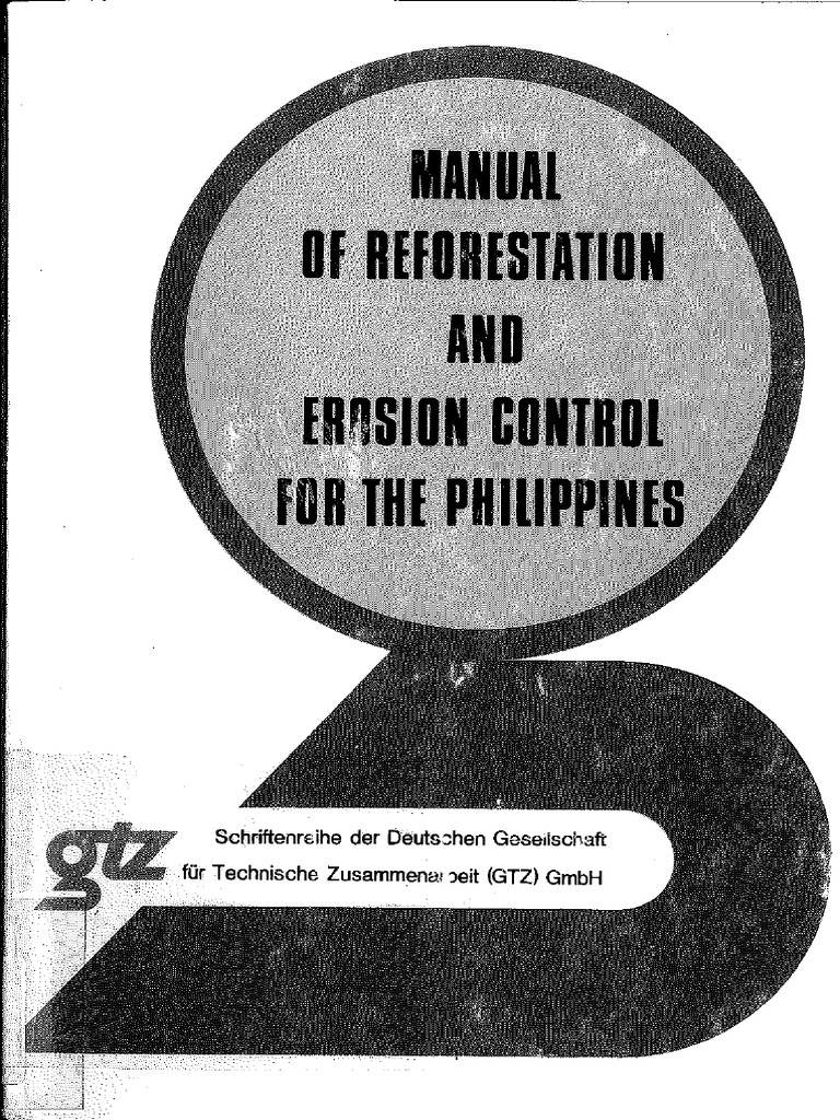 GTZ 1975 - Manual of Reforestation and Erosion Control For The ...