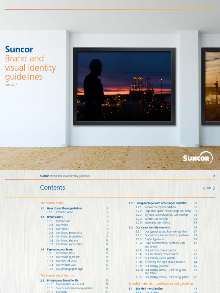 Suncor Brand Guidelines 2017 | PDF | Brand | Logos