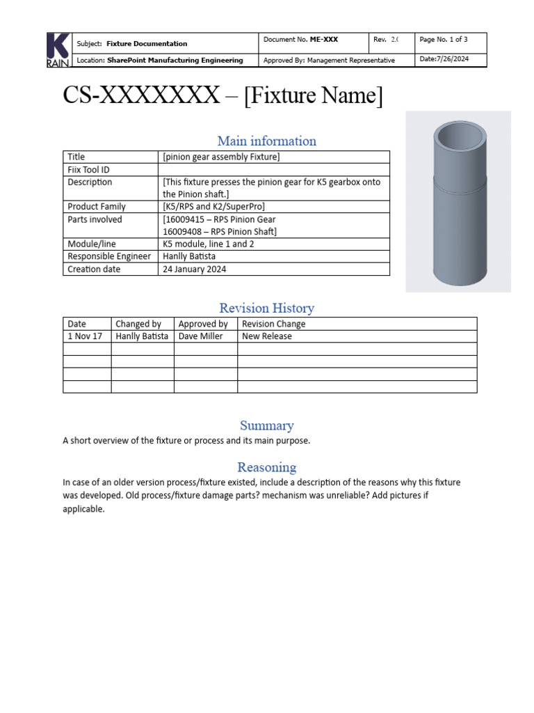 Cs Fixture Template | PDF | Engineering