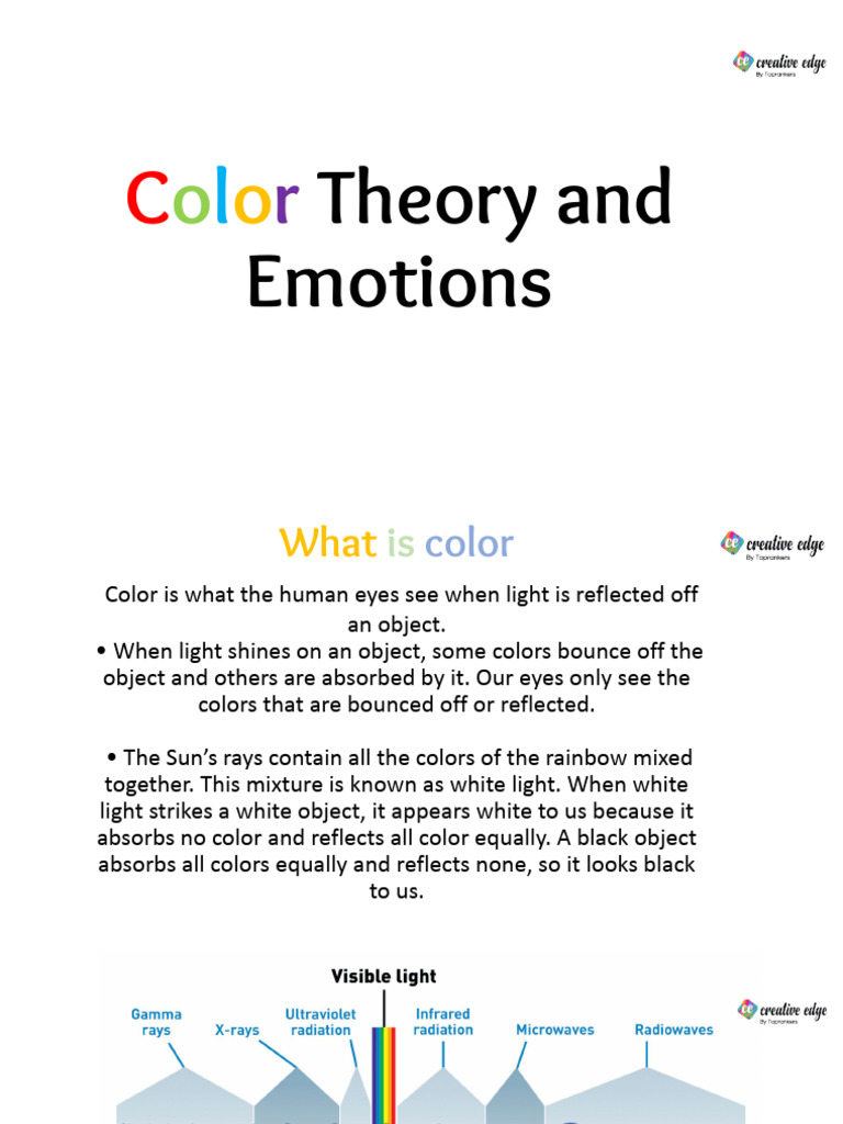 Color Theory and Emotional Impact | PDF | Color | Light
